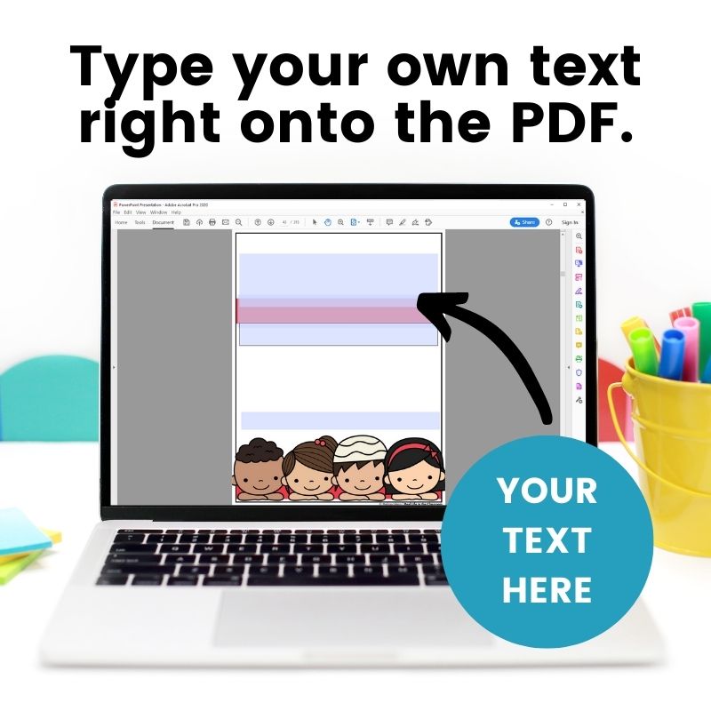 Editable Folder Covers - For Take Home, Ketchup, Homework Folders or ...