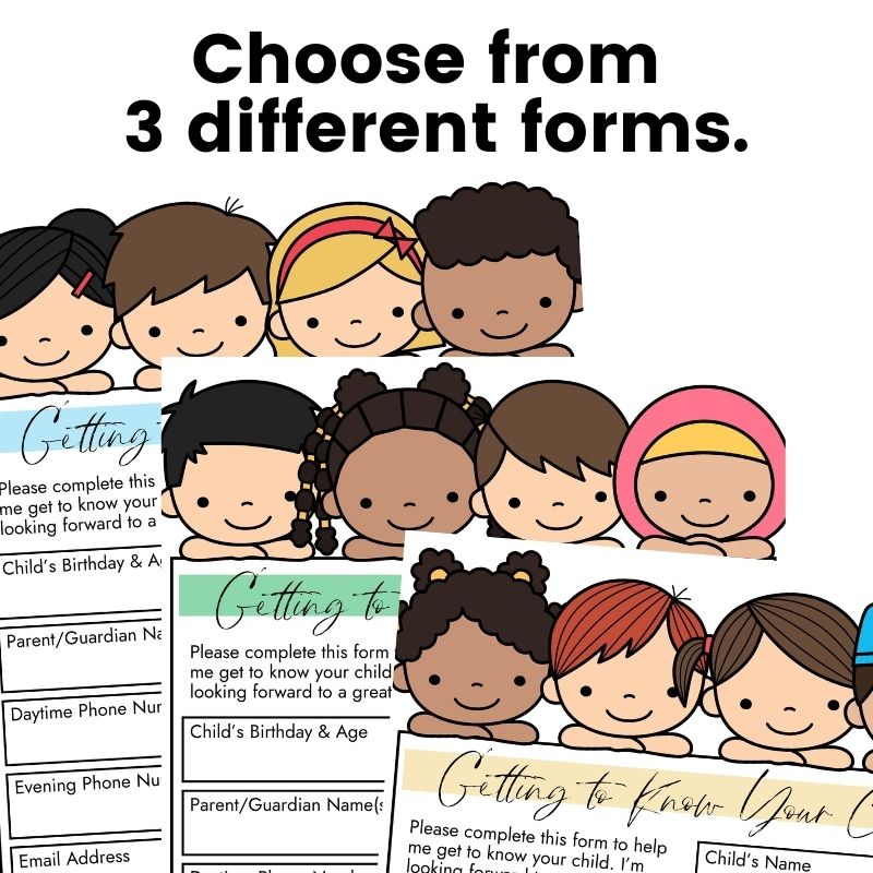 Back to School Parent Survey - Editable - Color and Black and White ...