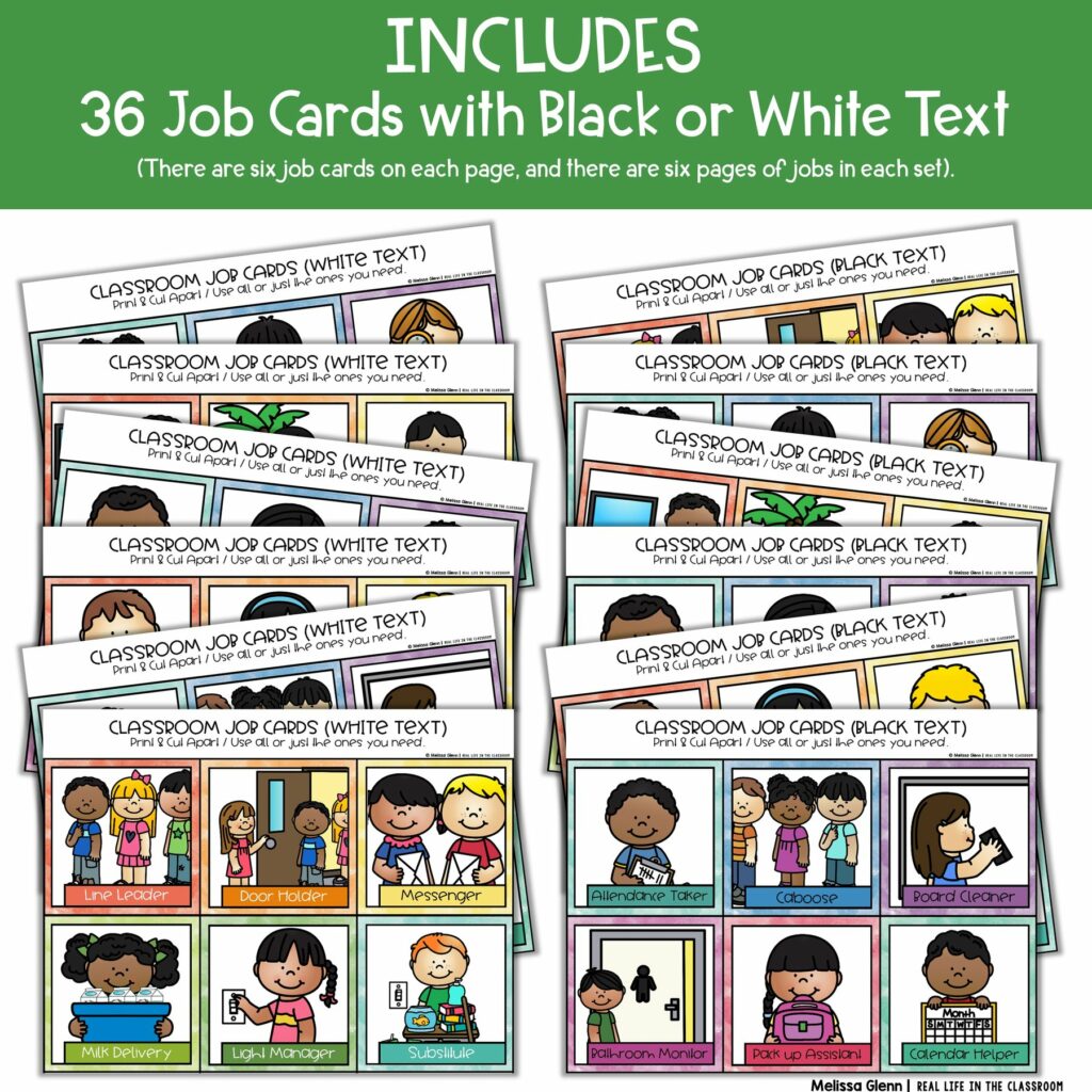 Classroom Job Chart | Made By Teachers