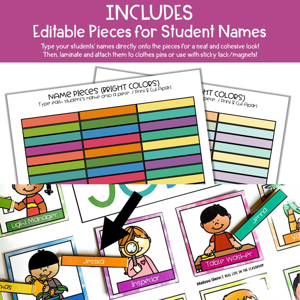 Classroom Job Chart | Made By Teachers