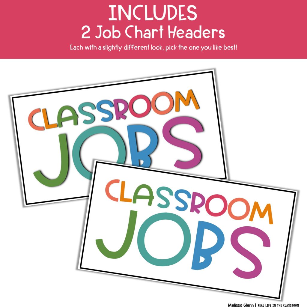 Classroom Job Chart | Made By Teachers