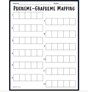 Phoneme-Grapheme and Syllable Mapping - Helps student build brain ...
