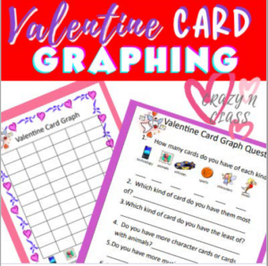Valentine Card Graph and Scrapbook - a fun way to get math in on ...