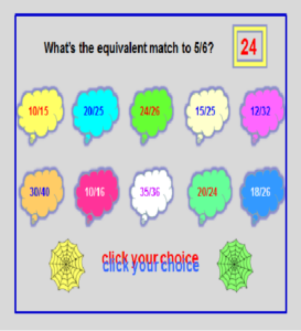 Reducing and Equivalent Fractions PowerPoint (91 Slides Self Correcting ...