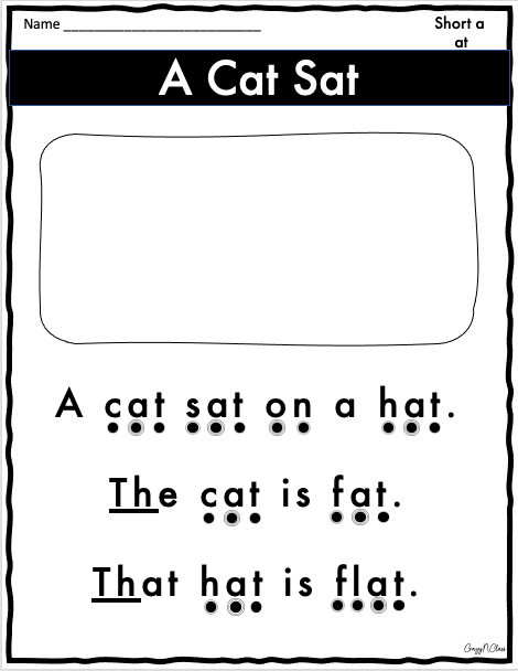 Continuous Blending Decodable Passages with CVC short vowel words ...