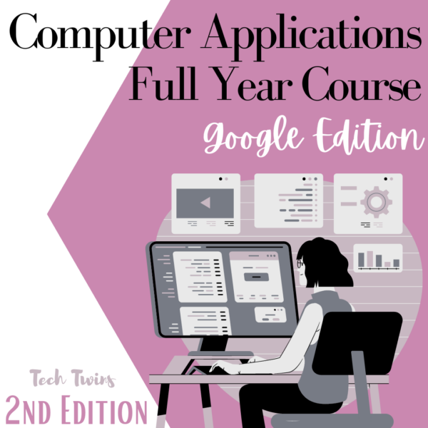 Computer Applications Course & Bundle- Google 2nd Edition - Full Year ...