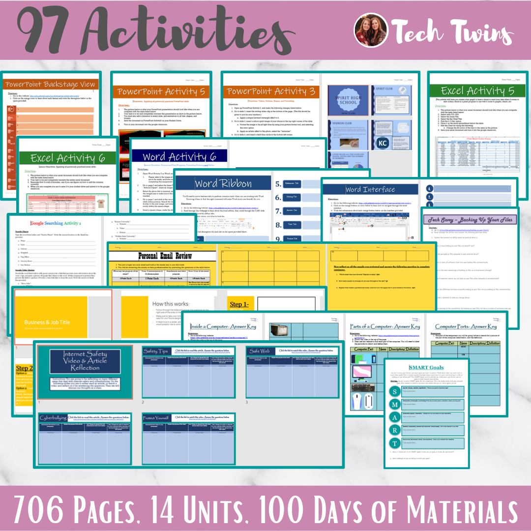 Computer Applications Course & Bundle- Google 2nd Edition - Full Year ...