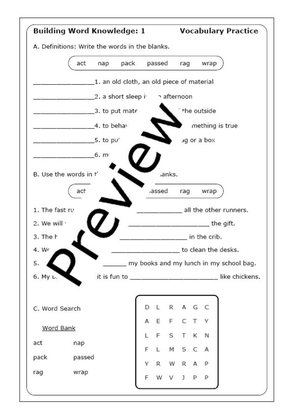 i Ready Vocabulary Grade 3 worksheets | Made By Teachers