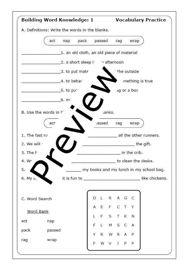 i Ready Vocabulary Grade 3 worksheets | Made By Teachers
