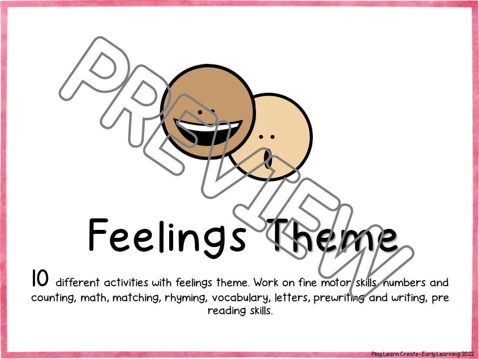 February Preschool Play Learn Create Workbook | Made By Teachers