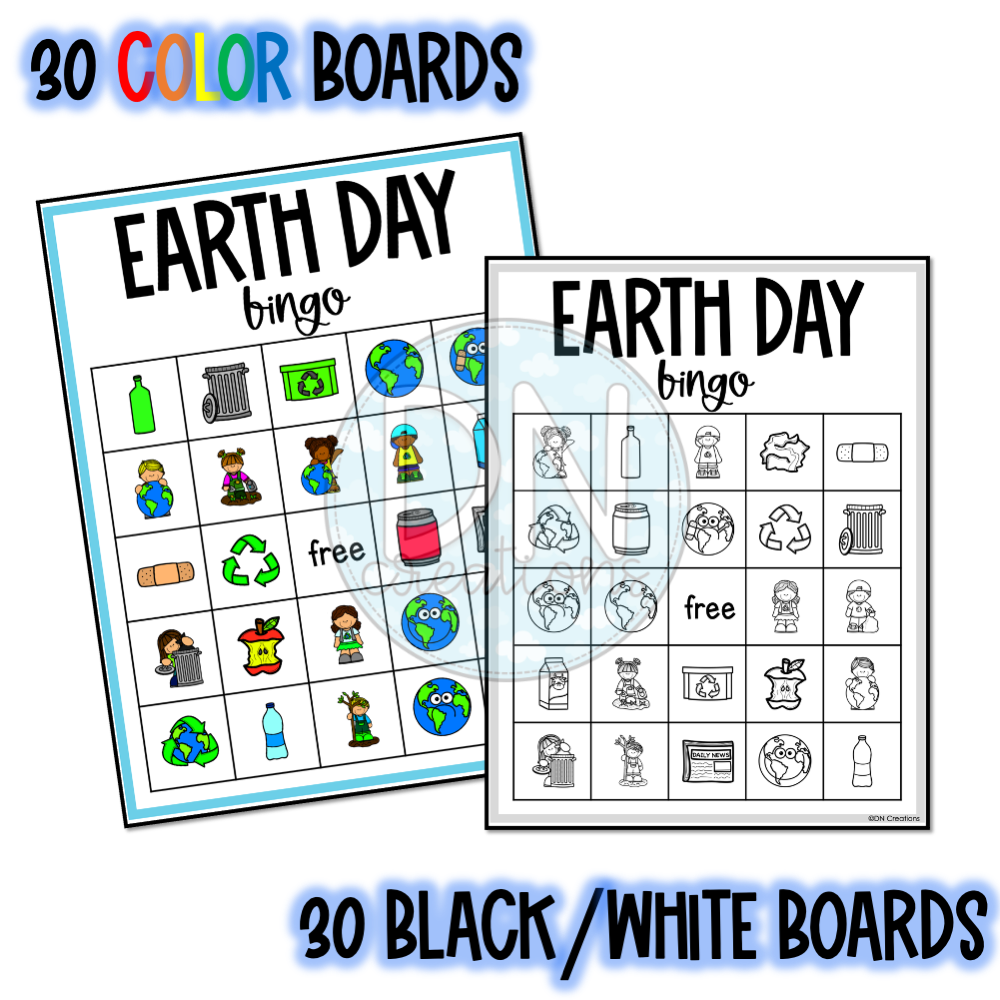Earth Day Bingo Game l Earth Day Digital Activity l Earth Bingo l We ...