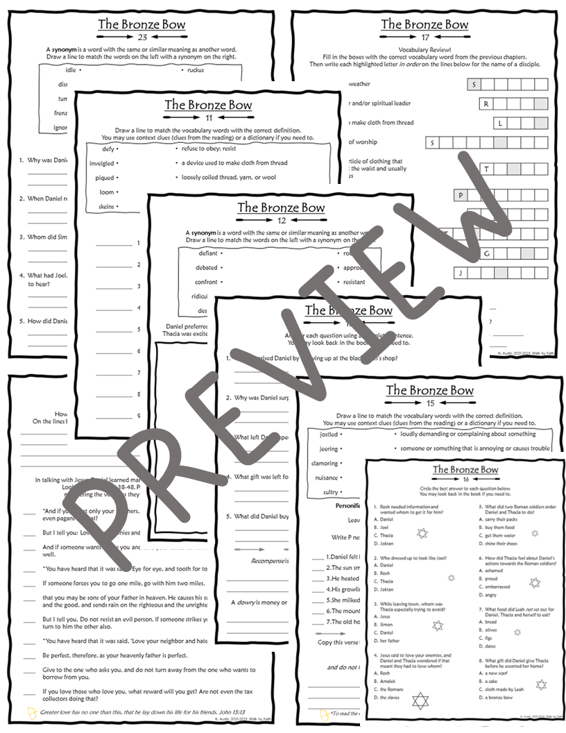 Elizabeth George Speare Novel Studies Bundle | Made By Teachers