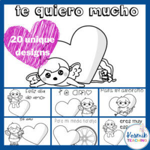 Printable Spanish Valentine Cards | Made By Teachers