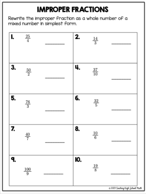 Fractions Practice Workbook | Made By Teachers