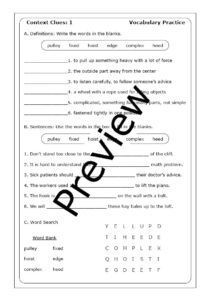 i Ready Vocabulary Grade 4 worksheets | Made By Teachers