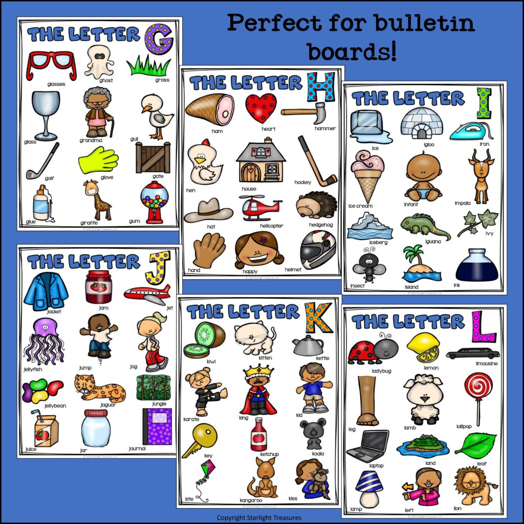 Alphabet Posters for Early Readers, Alphabet Letter of the Week FREEBIE ...