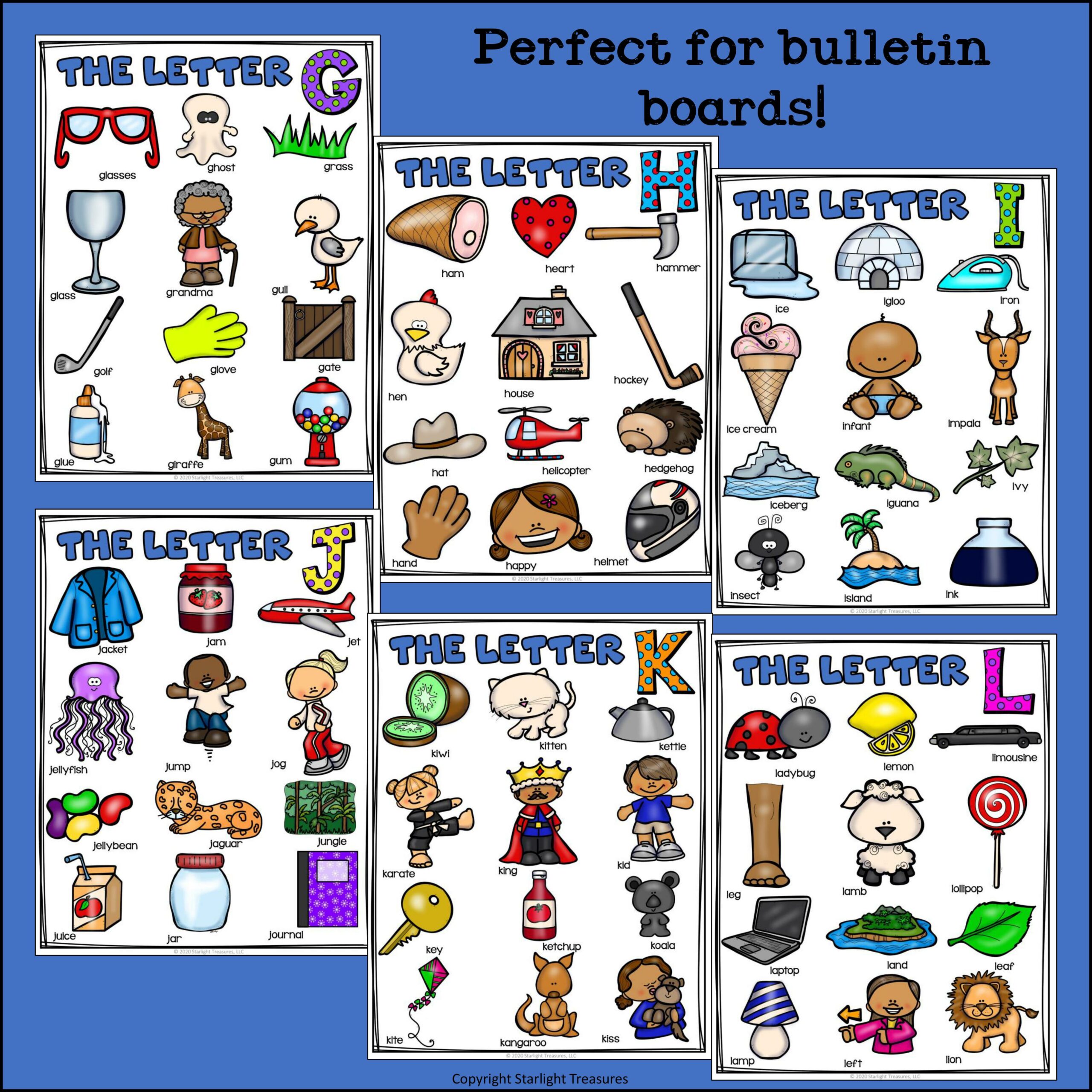 Alphabet Posters for Early Readers, Alphabet Letter of the Week FREEBIE ...