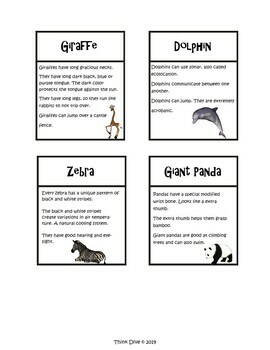 Biomimicry Board Game Mammals | Invention Quilt PBL Design by Nature ...