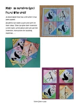 Biomimicry Board Game Mammals | Invention Quilt PBL Design by Nature ...