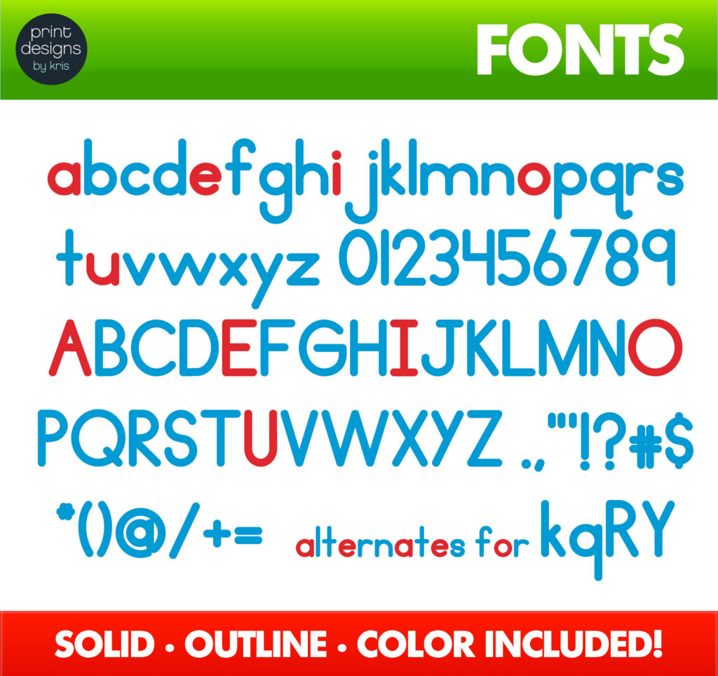 Alphabet Magnet Font • KTD Magnet Mania | Made By Teachers