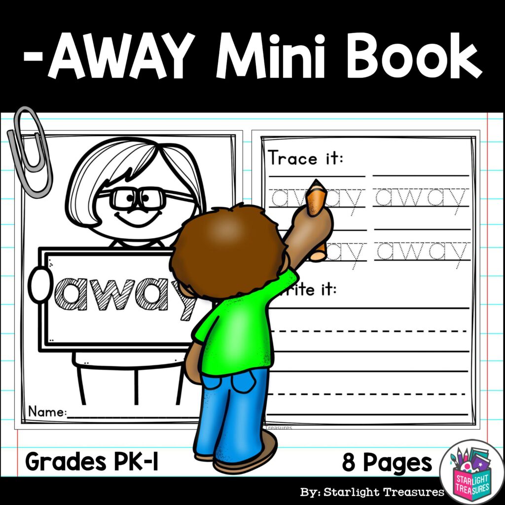 -AWAY Sight Word FREEBIE Mini Book for Early Readers - Dolch Sight ...