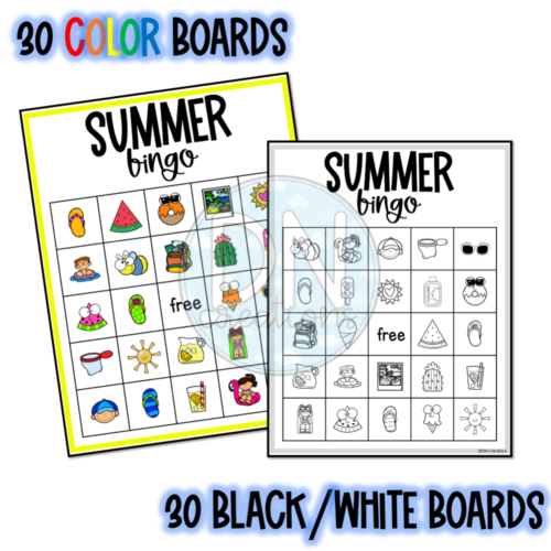 Summer Bingo Game l Summer Digital Activity l Last Day of School | Made ...