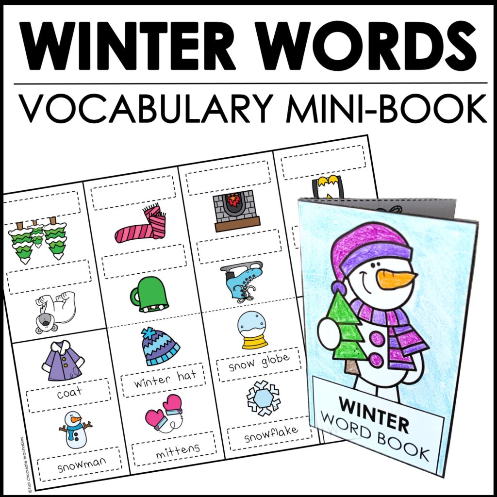 ESL Basic Vocabulary Mini-Books | Seasons, Food, House, Verbs, School ...