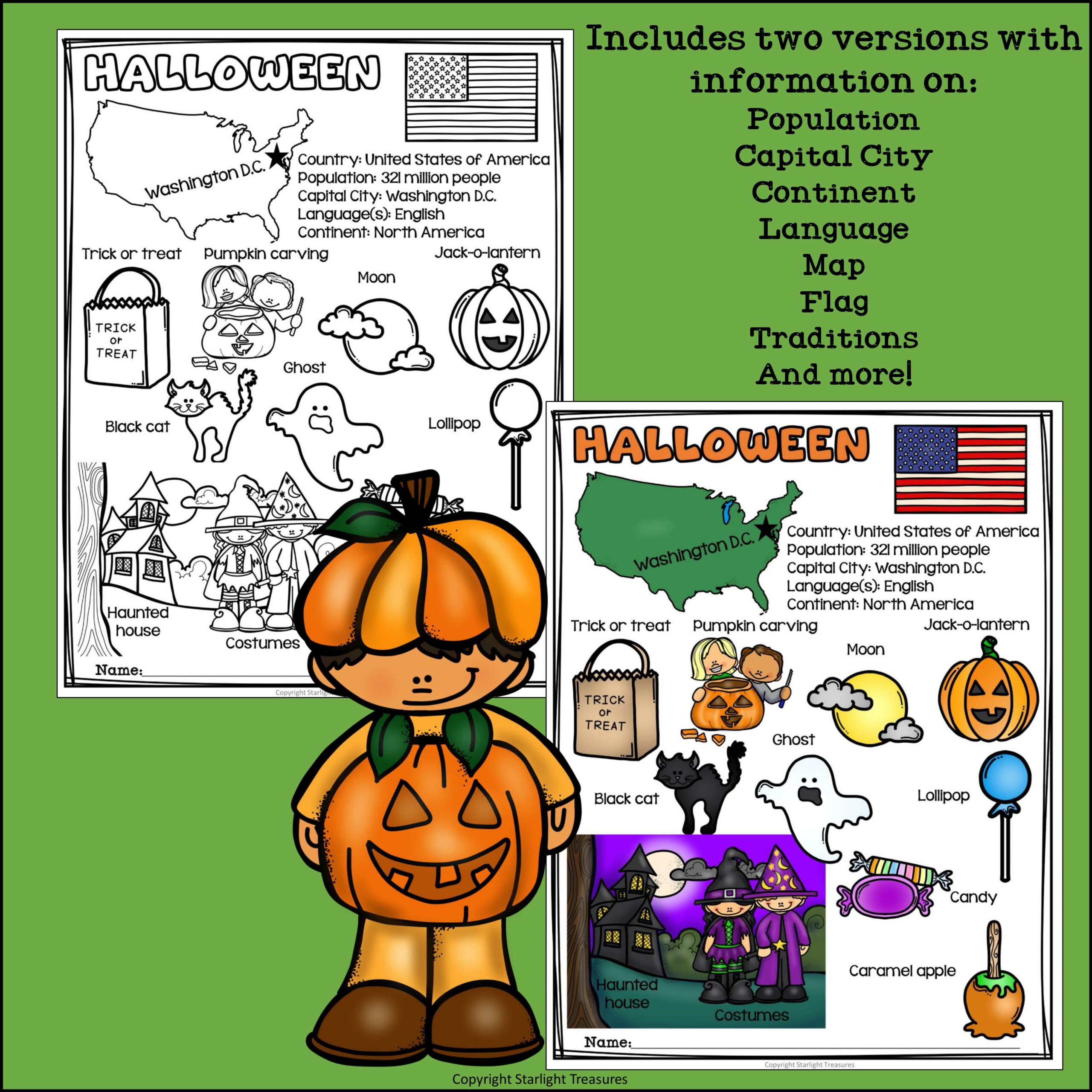 Halloween Fact Sheet for Early Readers - FREEBIE | Made By Teachers
