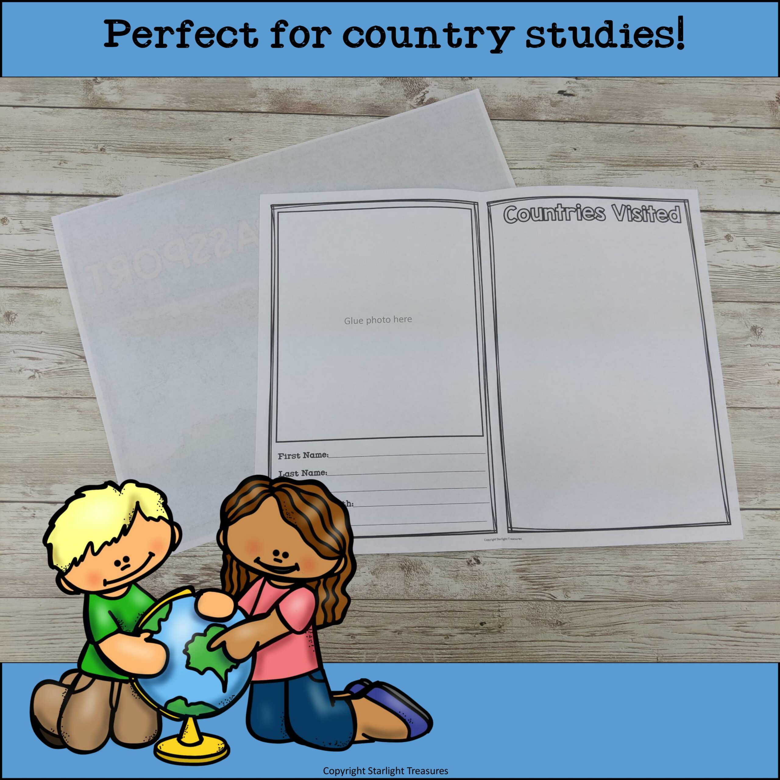 International Passport Mini Book for Early Readers FREEBIE | Made By ...