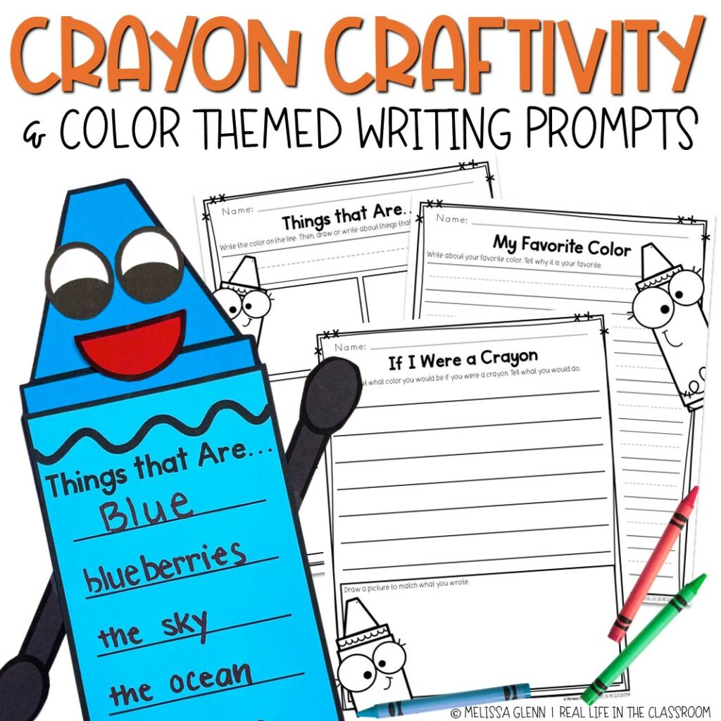 Color Words Craft and Writing Activity - Made By Teachers