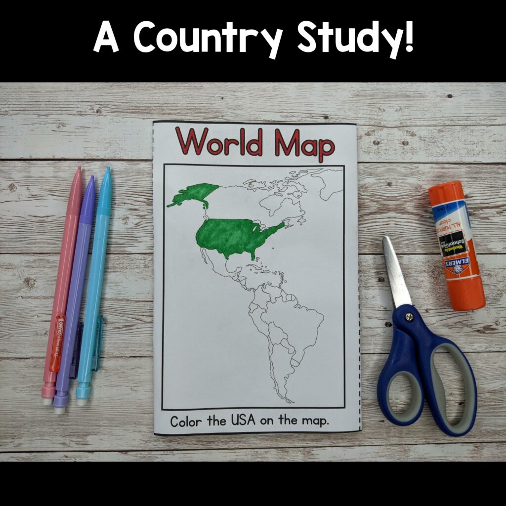 United States of America USA Travel Brochure for Early Readers ...