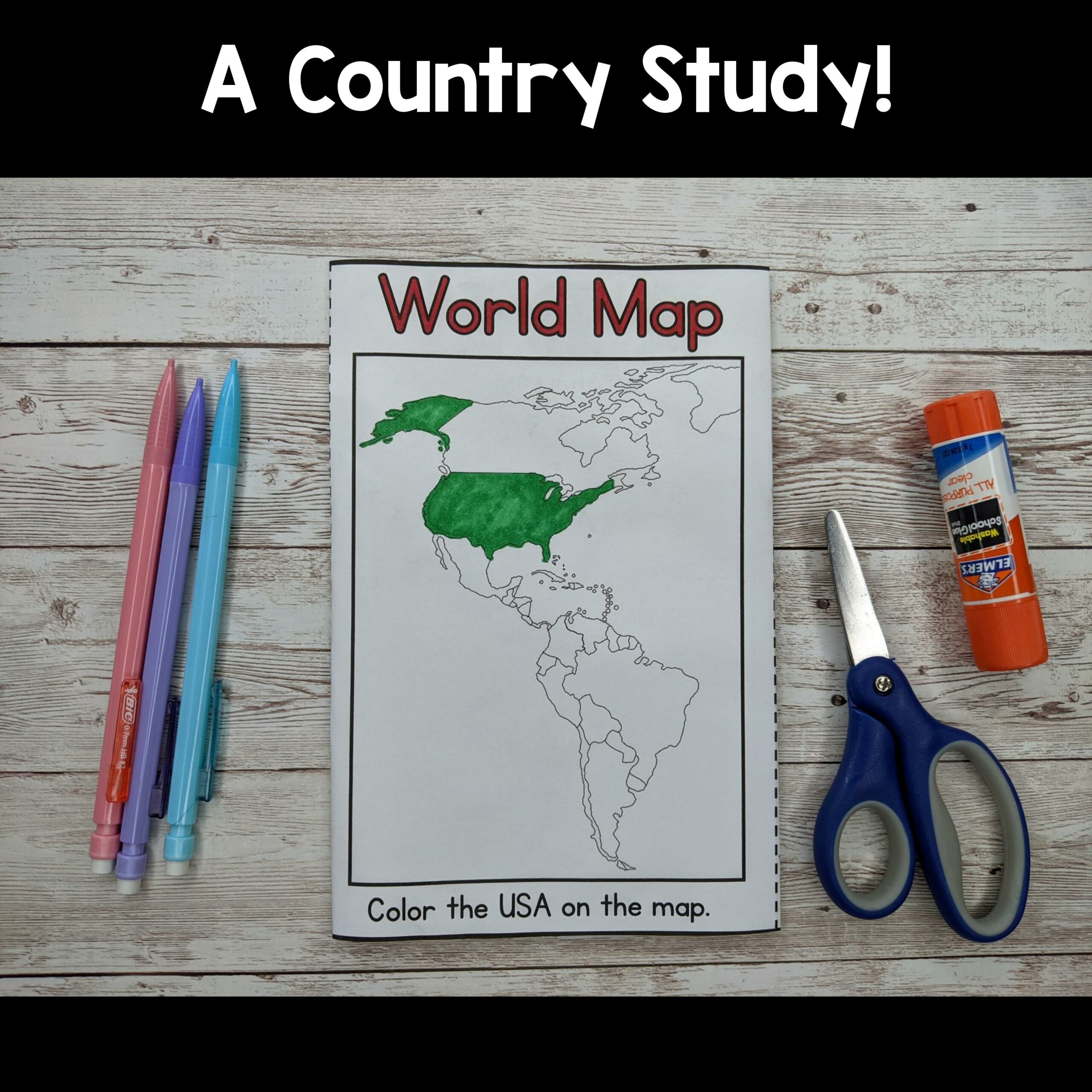 United States of America USA Travel Brochure for Early Readers ...