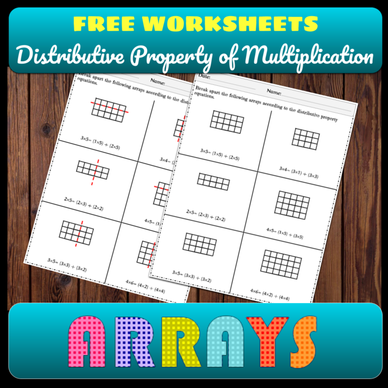 FREE Distributive Property of Multiplication Worksheets | Made By Teachers