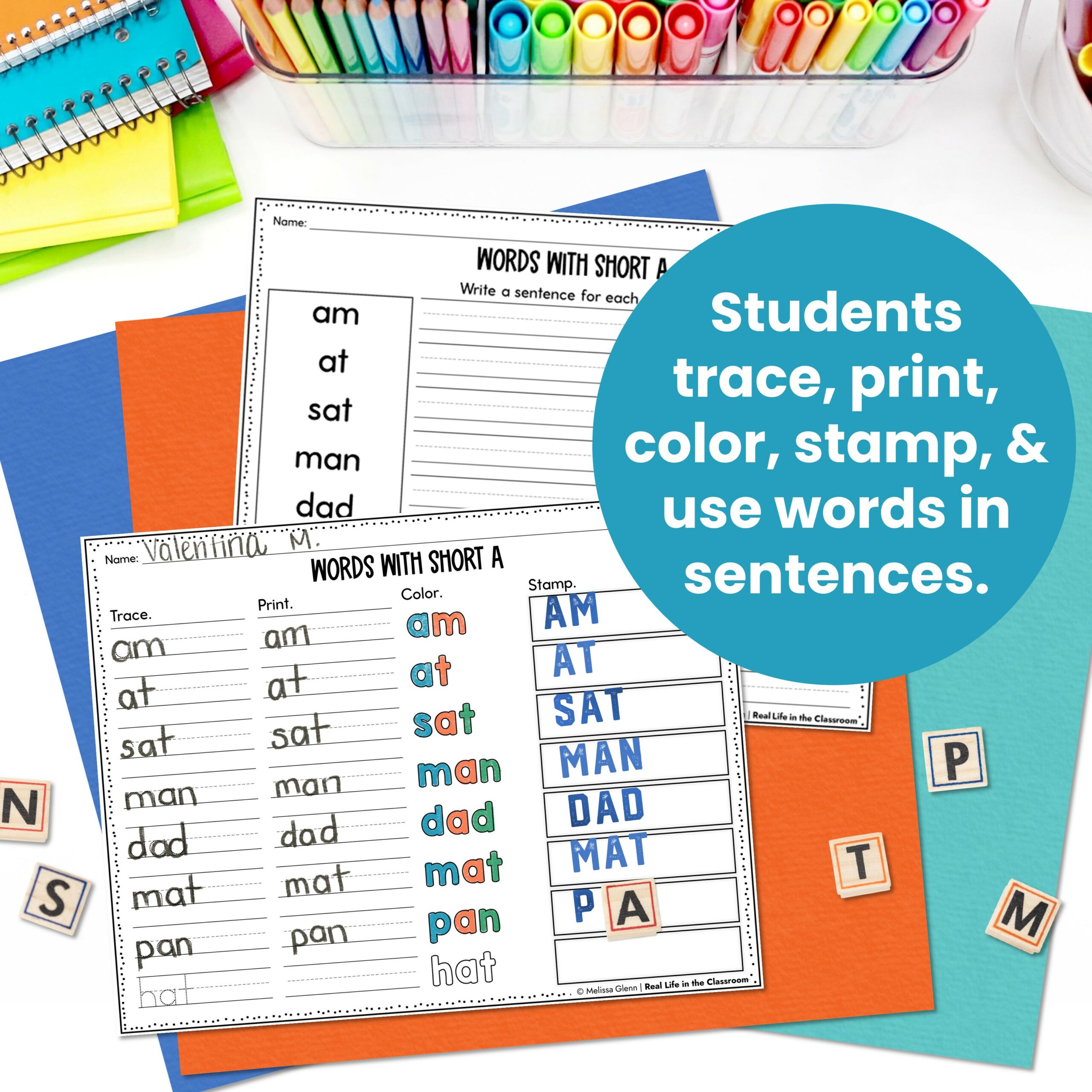 Phonics Activities for Literacy Centers or Stations - 30 Sets | Made By ...