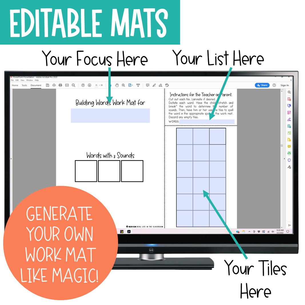 Word Building Mats - Editable and Science of Reading Aligned | Made By ...