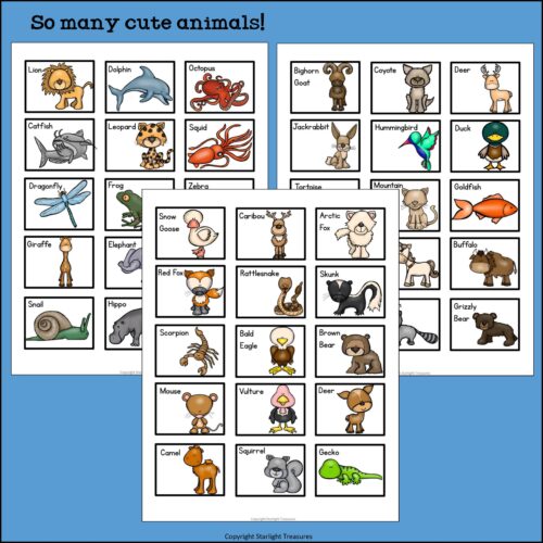 Animal Habitats Sorting Mats for Early Readers - Animal Habitats ...