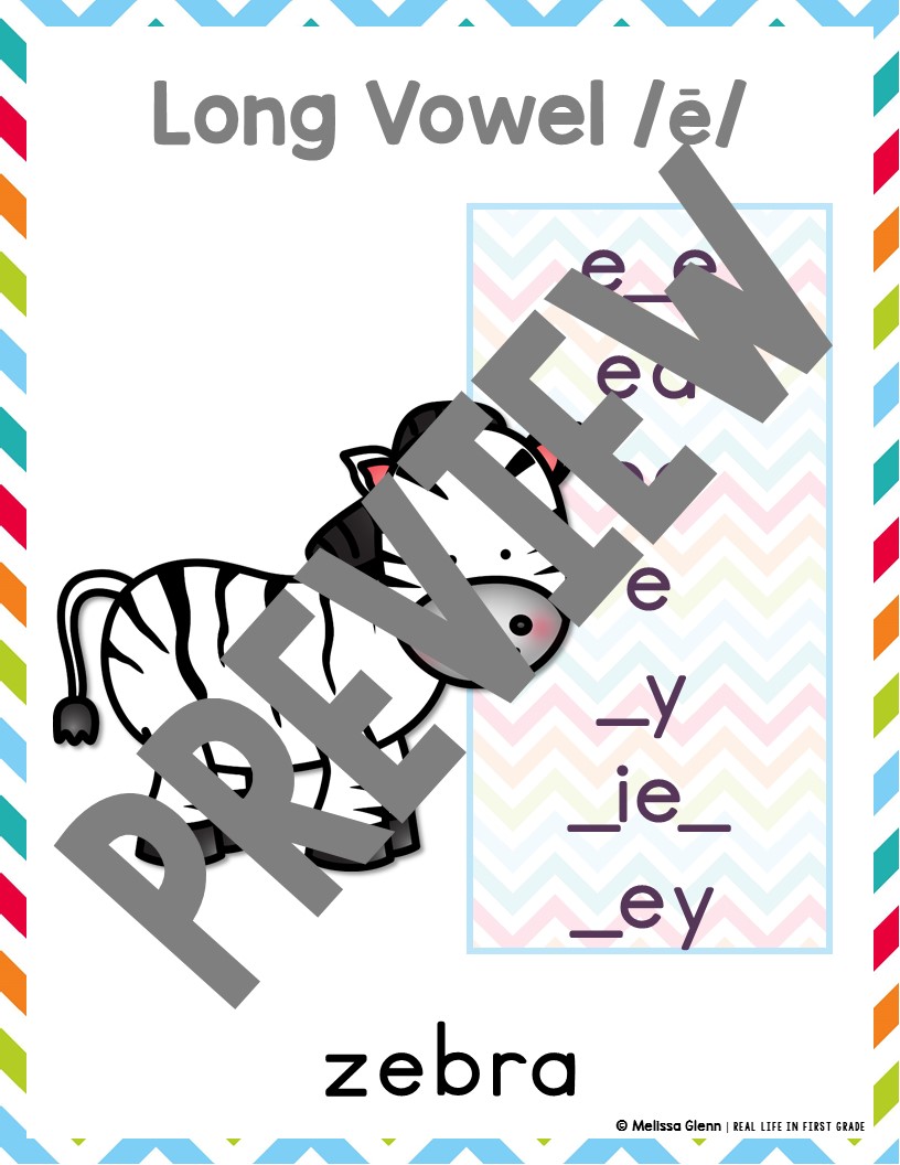 Alphabet Cards with Sounds Spellings (Colorful Chevron) | Made By Teachers
