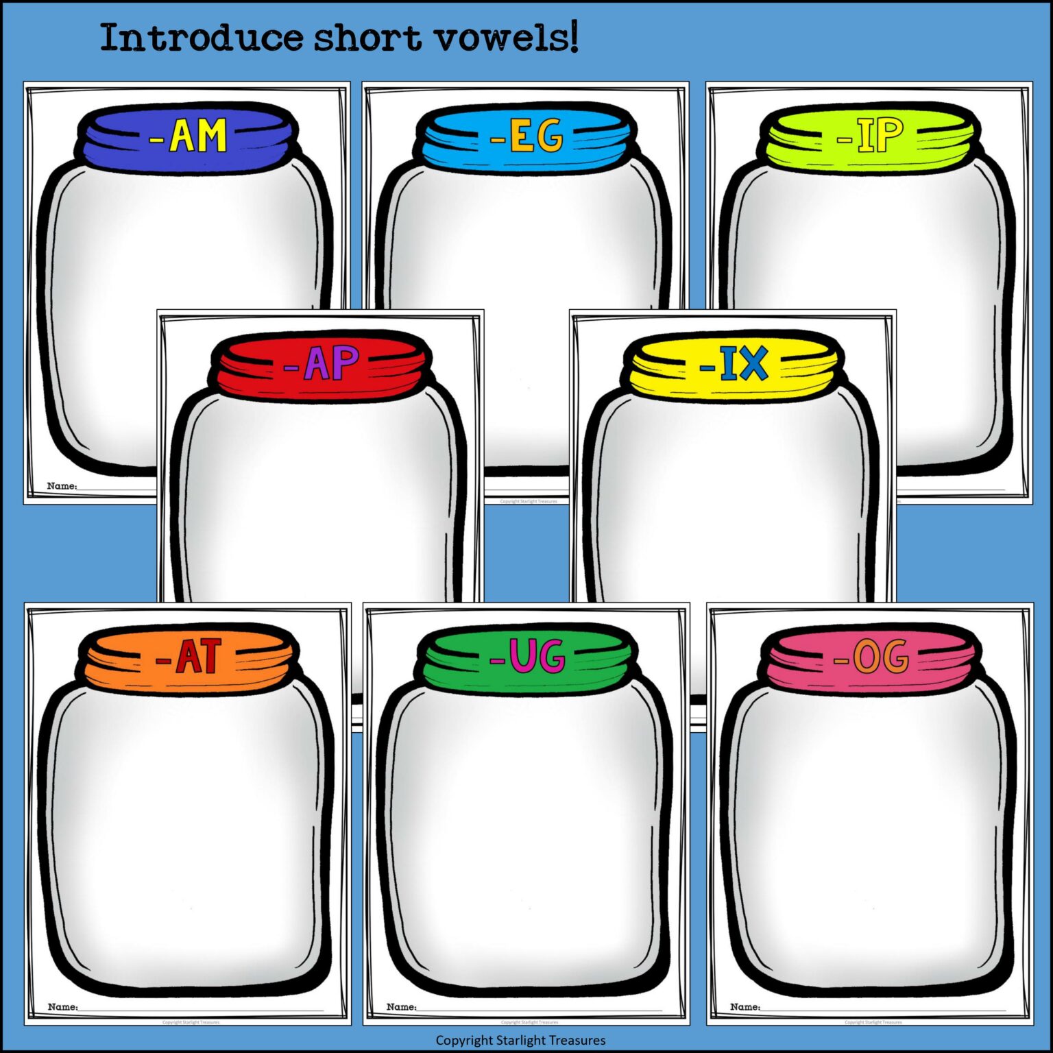 Word Family Sorting Mats for Early Readers - Phonics FREEBIE | Made By ...