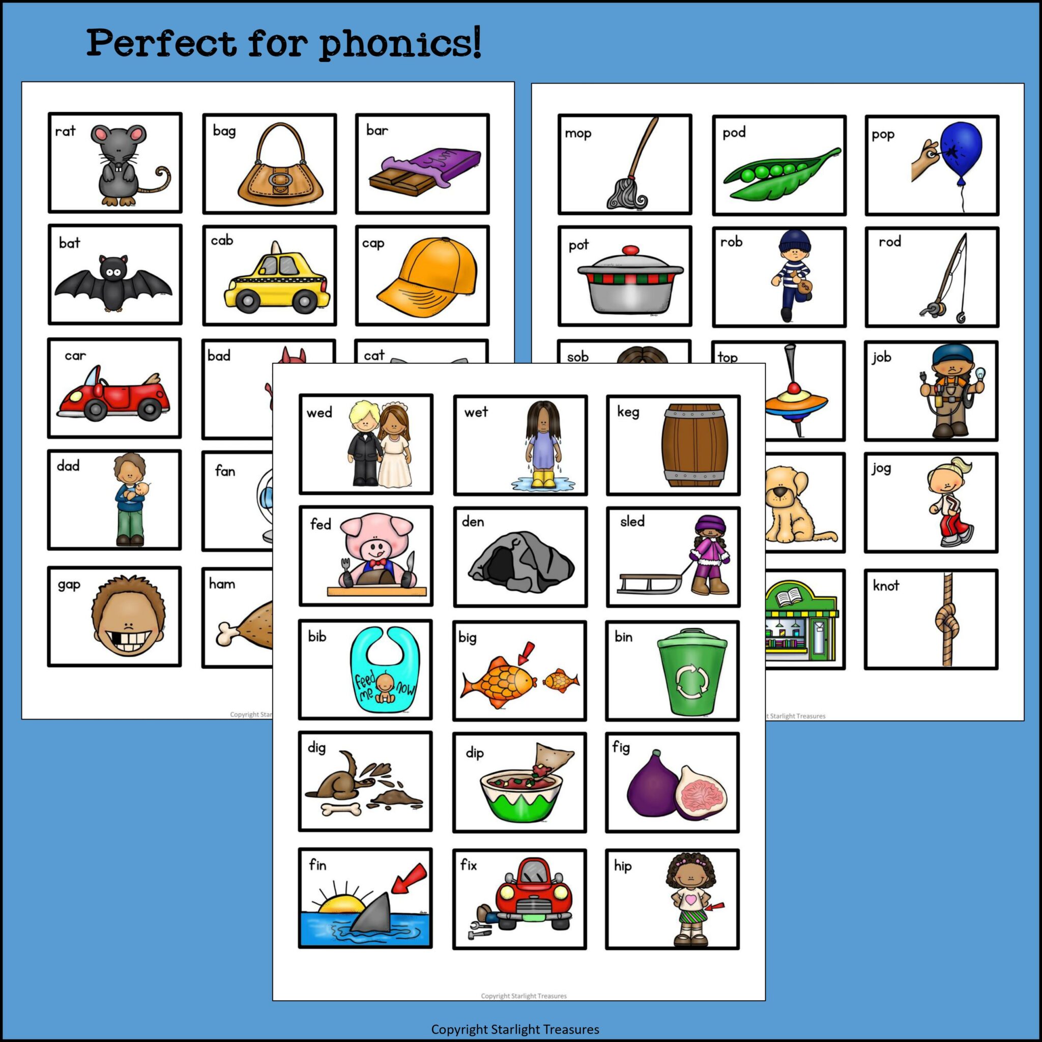 Word Family Sorting Mats for Early Readers - Phonics FREEBIE | Made By ...
