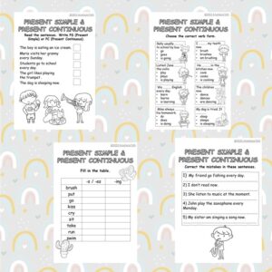 PRESENT CONTINUOUS/SIMPLE ESL EFL printable worksheet activities | Made ...