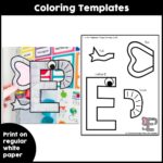 Letter E Craft | Elephant Craft | Alphabet Crafts | Uppercase Letter ...