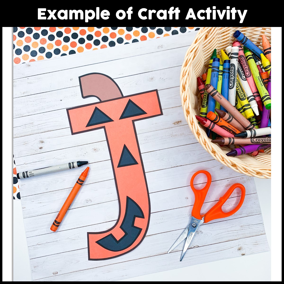 Letter J Craft | Jack-O-Lantern Craft | Alphabet Crafts | Uppercase ...