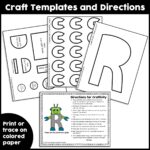 Letter R Craft | Robot Craft | Alphabet Crafts | Uppercase Letter ...