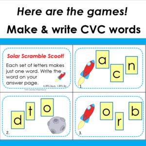 Scoot Task Card Games - First Grade Language and Literacy | Made By ...