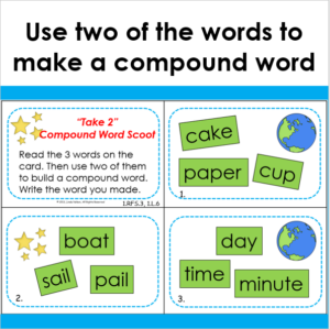 Scoot Task Card Games - First Grade Language and Literacy | Made By ...