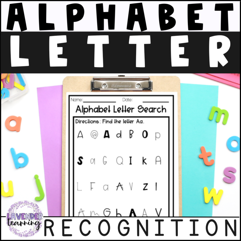 Alphabet Letter Recognition Worksheet - Alphabet Letter Identification ...