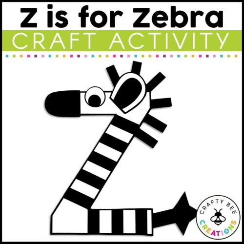 Letter Z Craft | Zebra Craft | Alphabet Crafts | Uppercase Letter ...