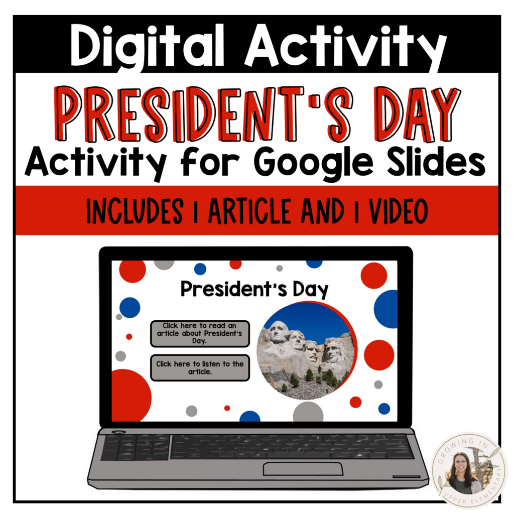 President's Day Activity | Made By Teachers