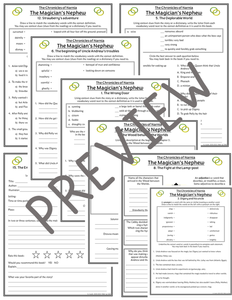 The Chronicles of Narnia Novel Studies Bundle | Made By Teachers