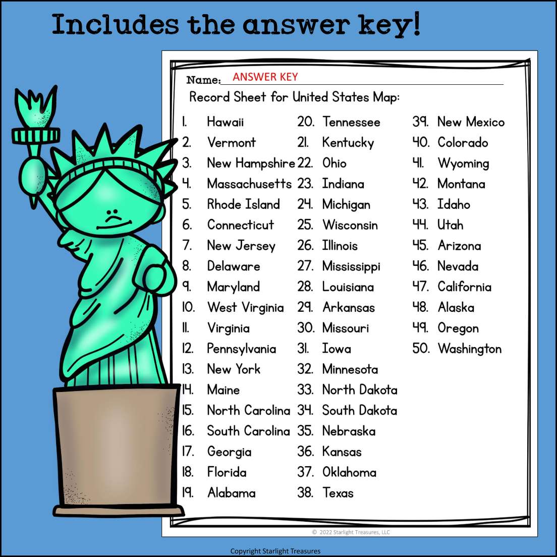 USA Label the Map Printable for Early Readers FREEBIE - USA Map ...